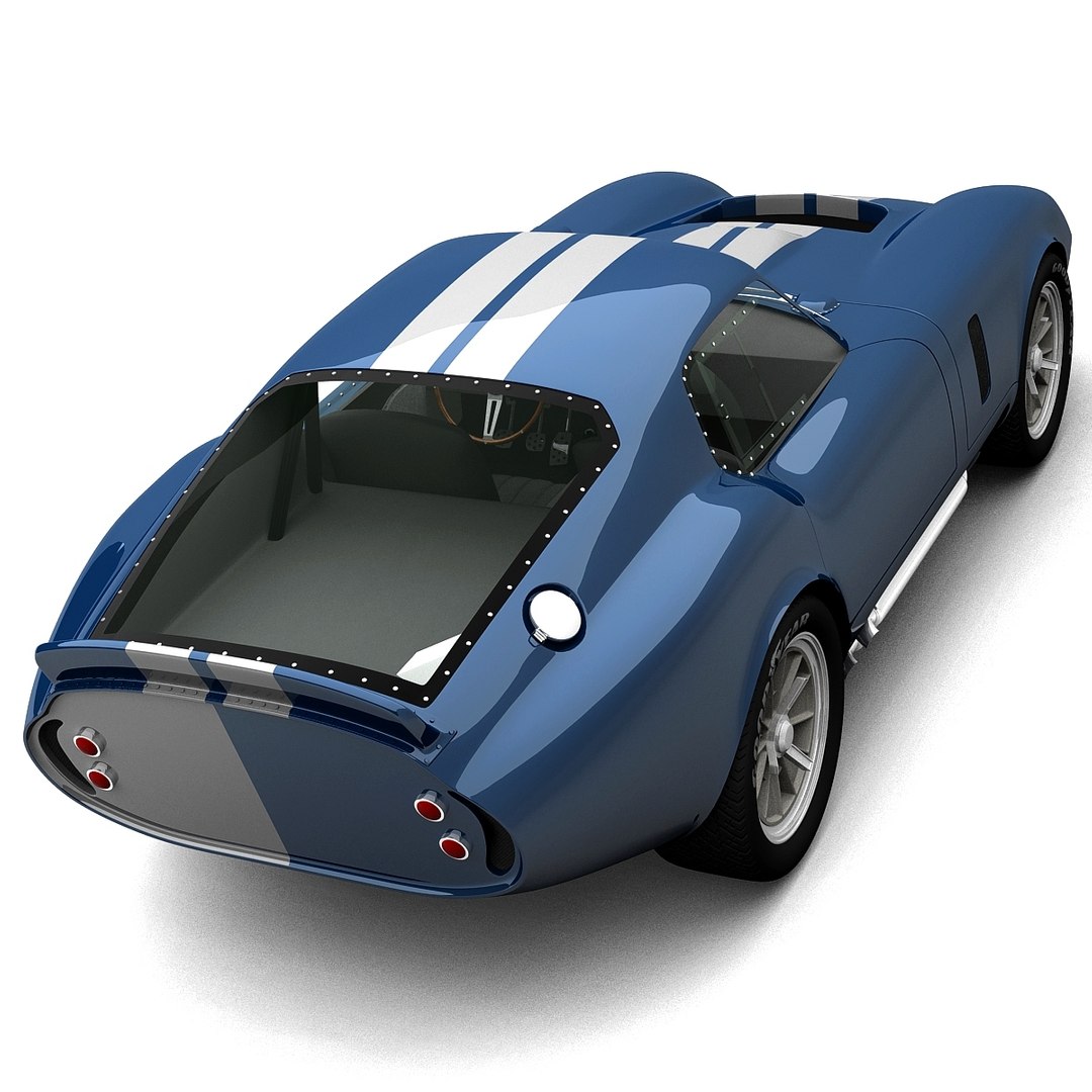 3d Shelby Cobra Coupe Model