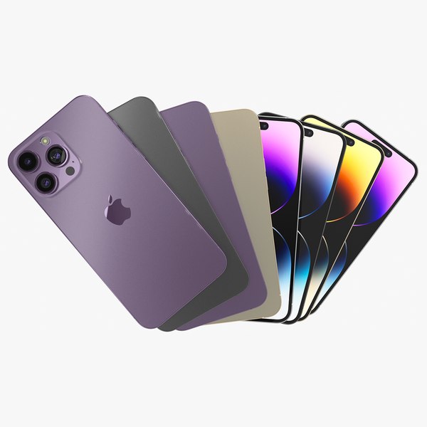 Apple iPhone 14 Pro Max All Colors 3D - TurboSquid 1958681