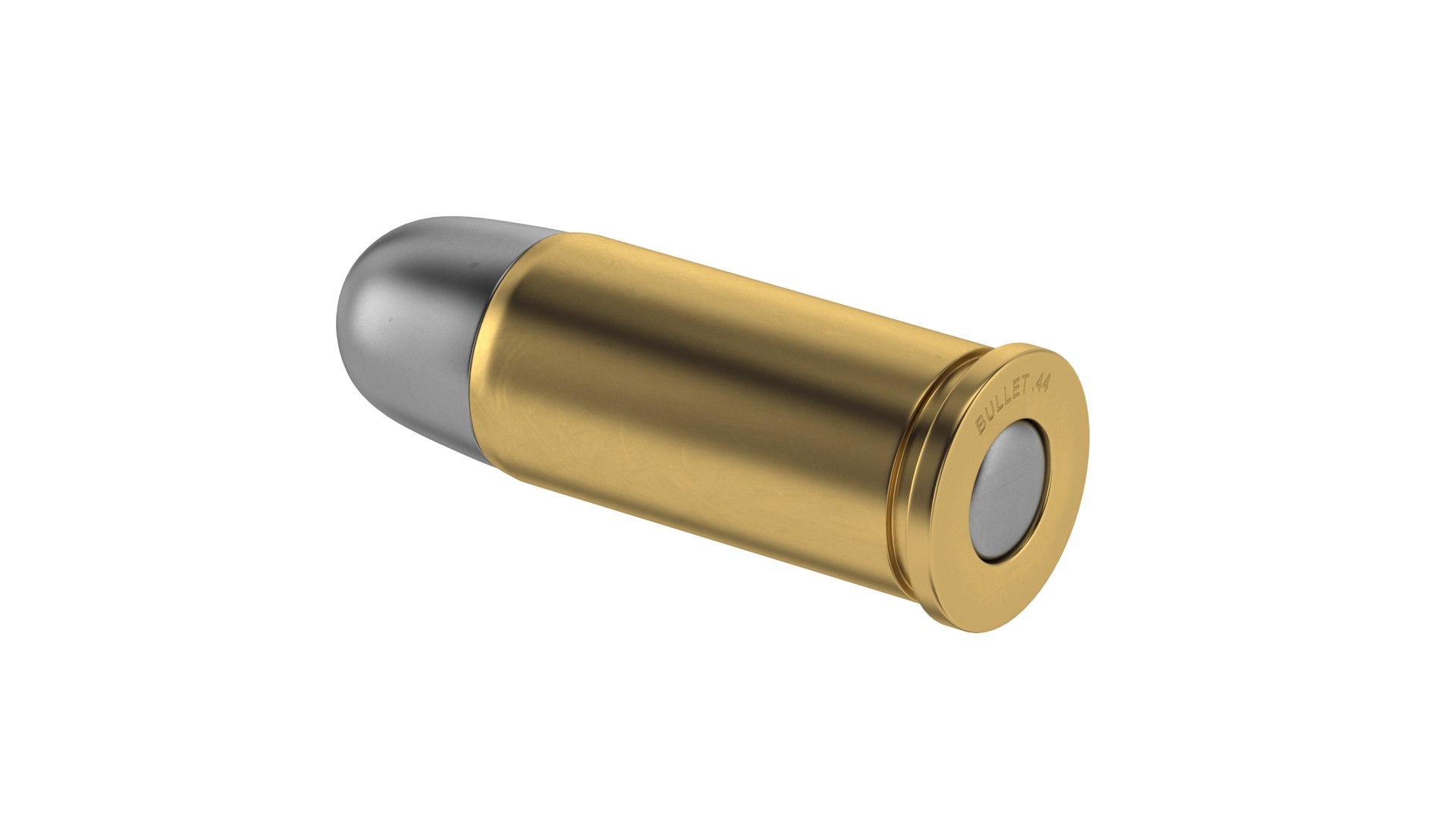 3D bullet 44 model - TurboSquid 1679197