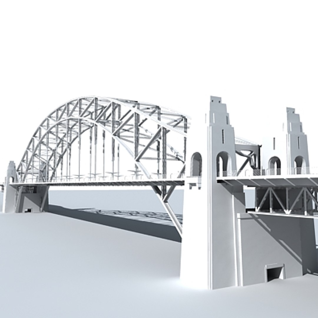 Harbour Bridge 3d Model