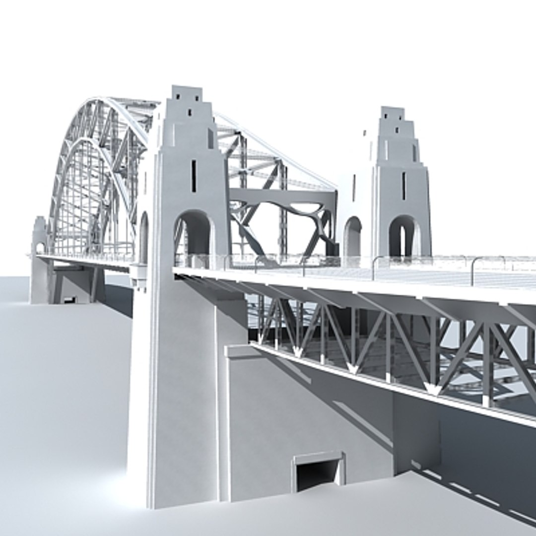 Harbour Bridge 3d Model