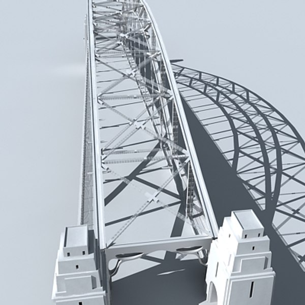 harbour bridge 3d model