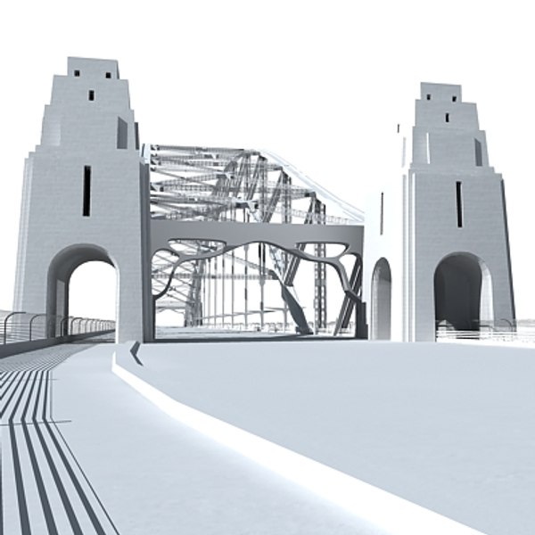 harbour bridge 3d model