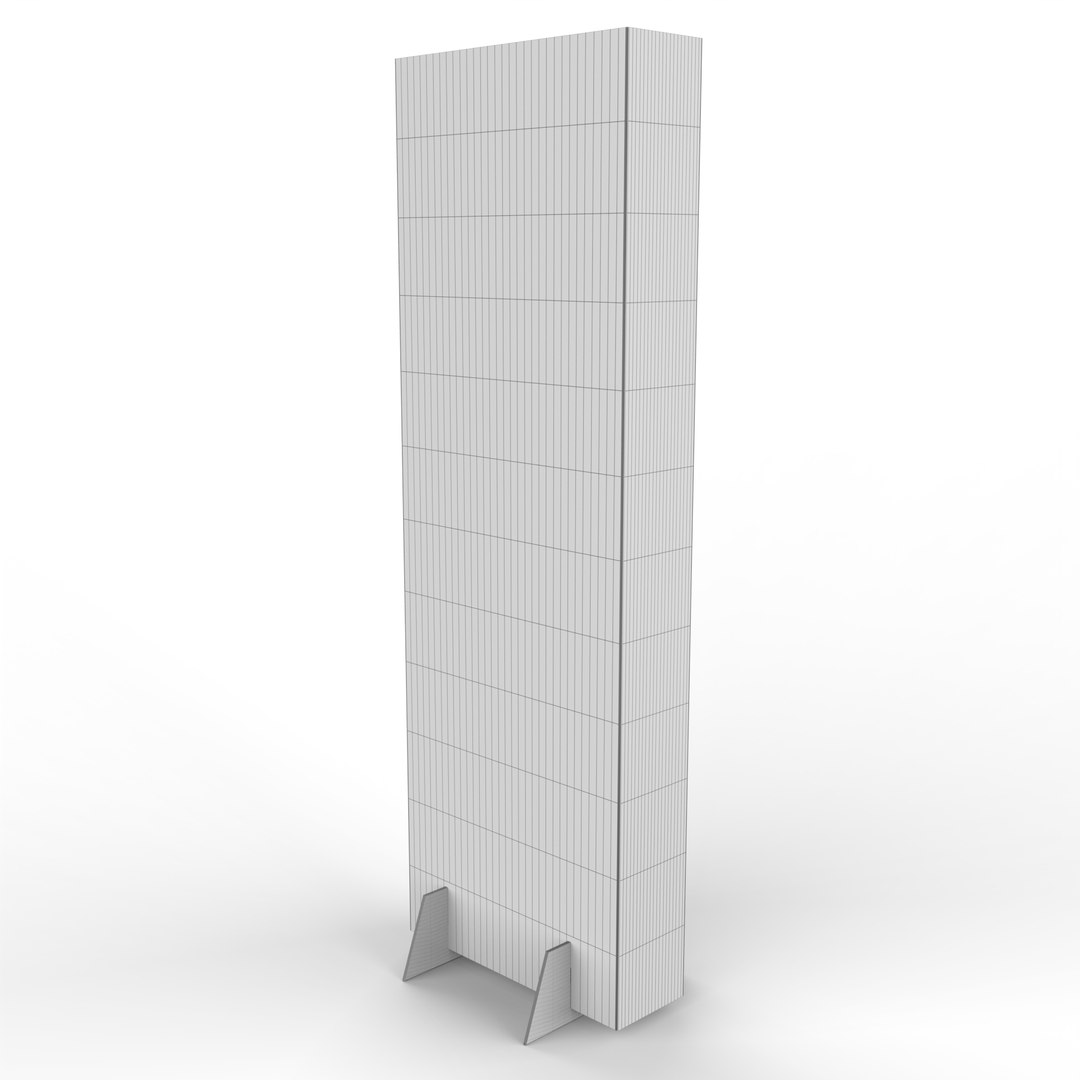 Point Of Sale Cardboard Display Stand 3D Model - TurboSquid 2315349