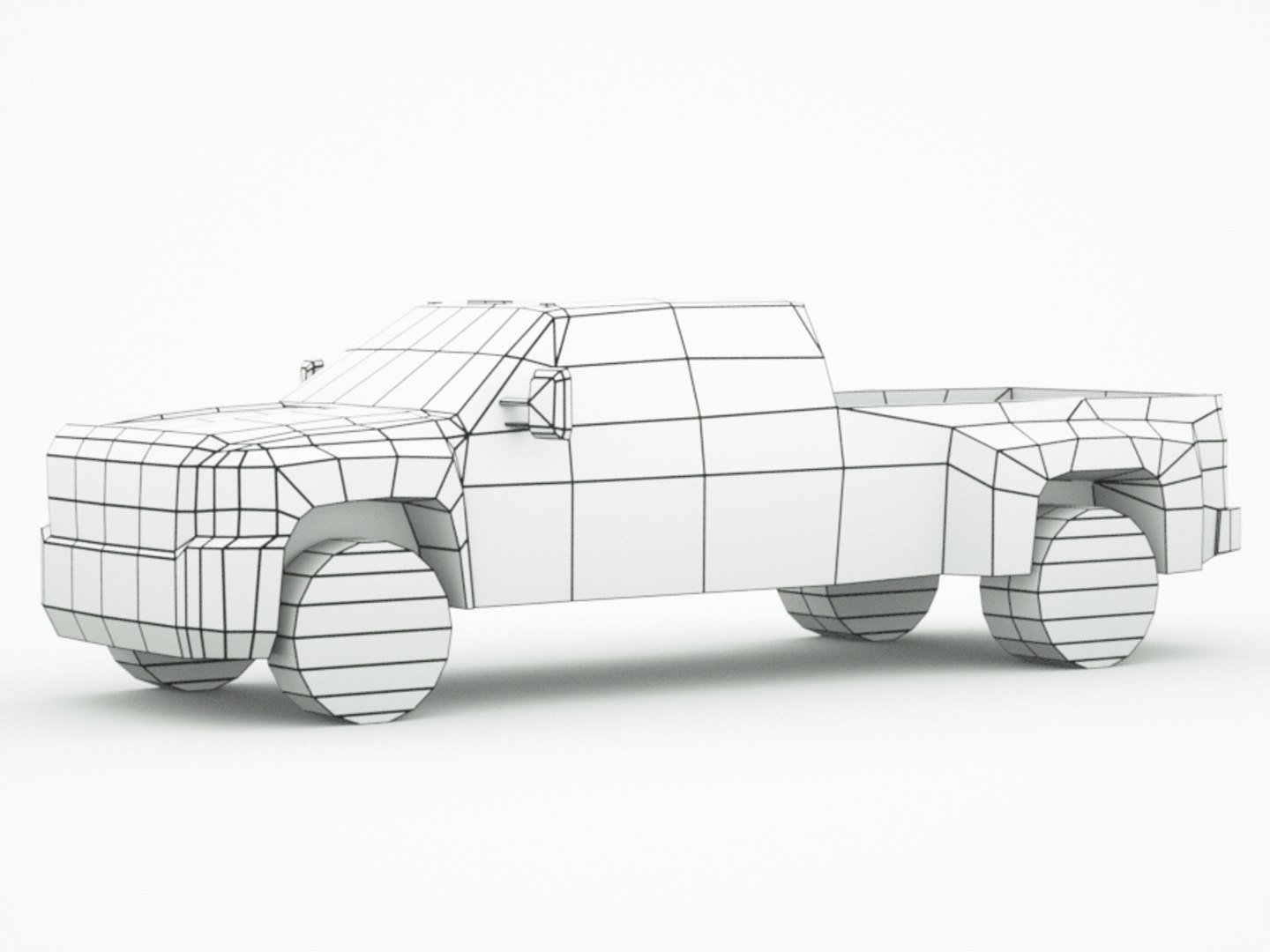 Generic Pickup V5 3D Model - TurboSquid 1349611