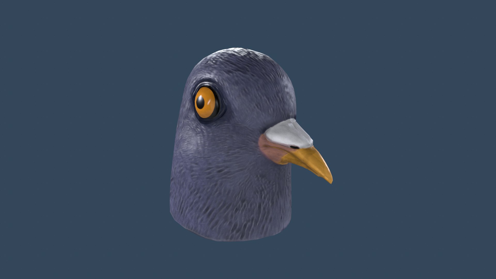 3D Pigeon Mask Low-poly Model - TurboSquid 1851235