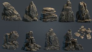 Free 3D Boulder Models | TurboSquid