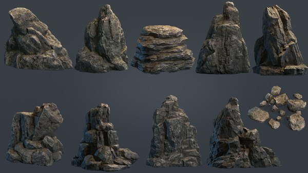 Free 3D Boulder Models | TurboSquid