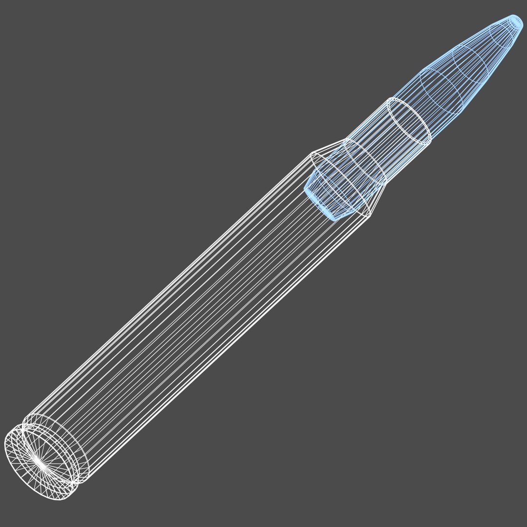 3d cartridge 7x64 model