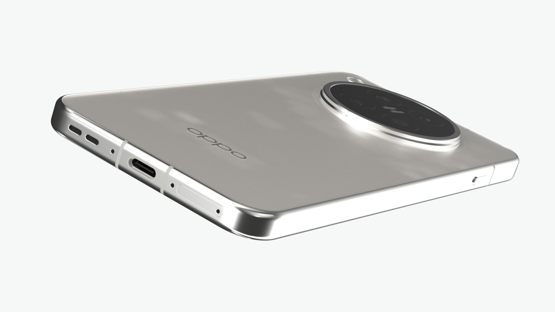 OPPO Find X8s Moonlight White 3D Model - TurboSquid 2392180