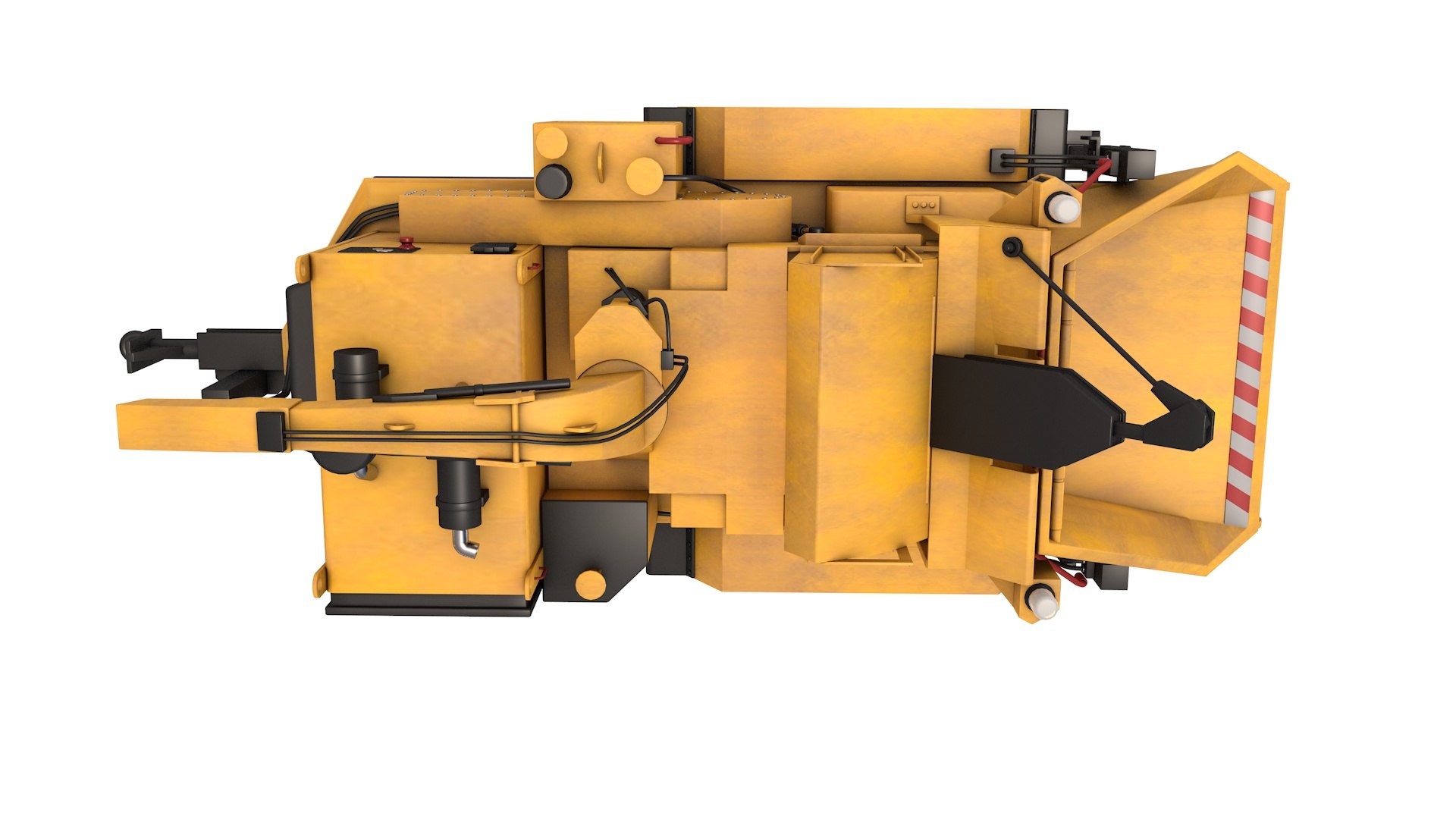 Towed Wood Chipper 3D Model - TurboSquid 2217380