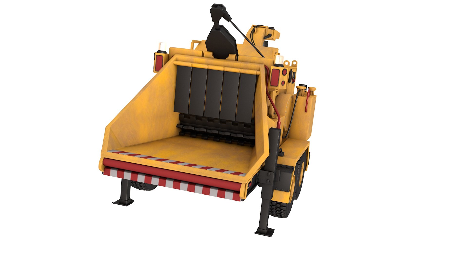 Towed Wood Chipper 3D Model - TurboSquid 2217380