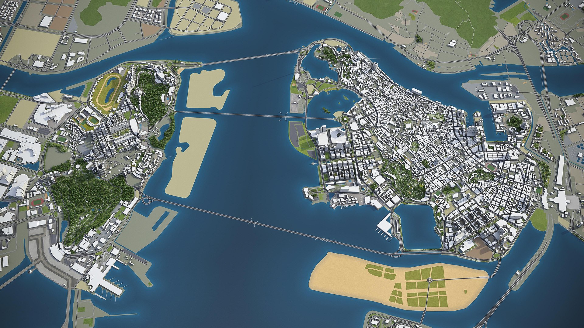 Macau Surrounding - 3D Model - TurboSquid 1471399