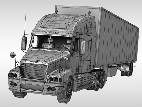 modelo 3d Freightliner Century (1996 - 2007) - TurboSquid 654169