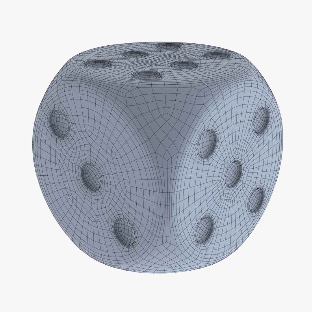 3D Dice Red Transparent Model - TurboSquid 1244471