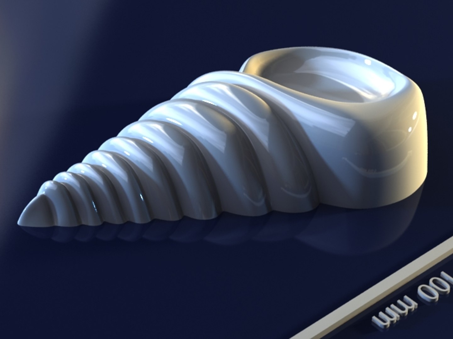 3d model shell mold hand