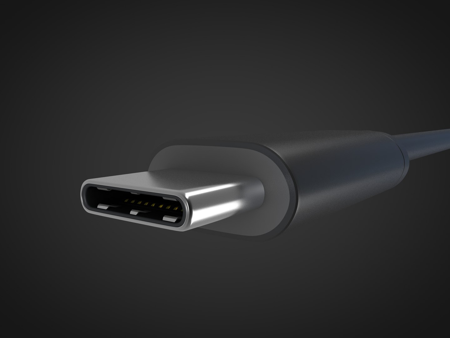 USB 4 Thunderbolt Cable 3D Model - TurboSquid 1953421
