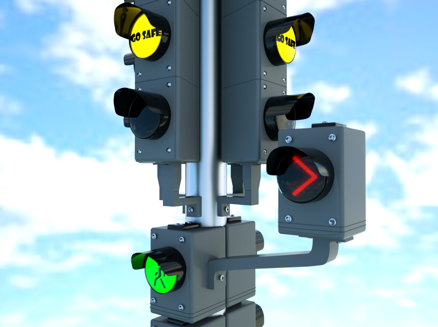 Traffic 3D model - TurboSquid 1659639