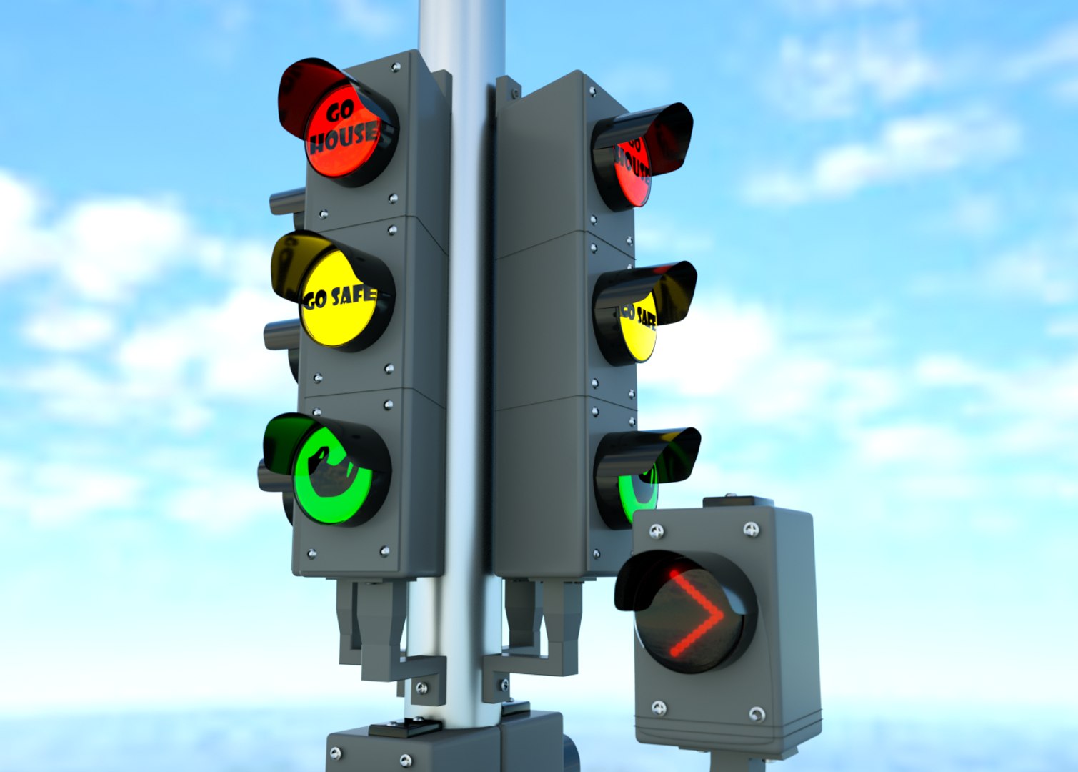 Traffic 3D model - TurboSquid 1659639