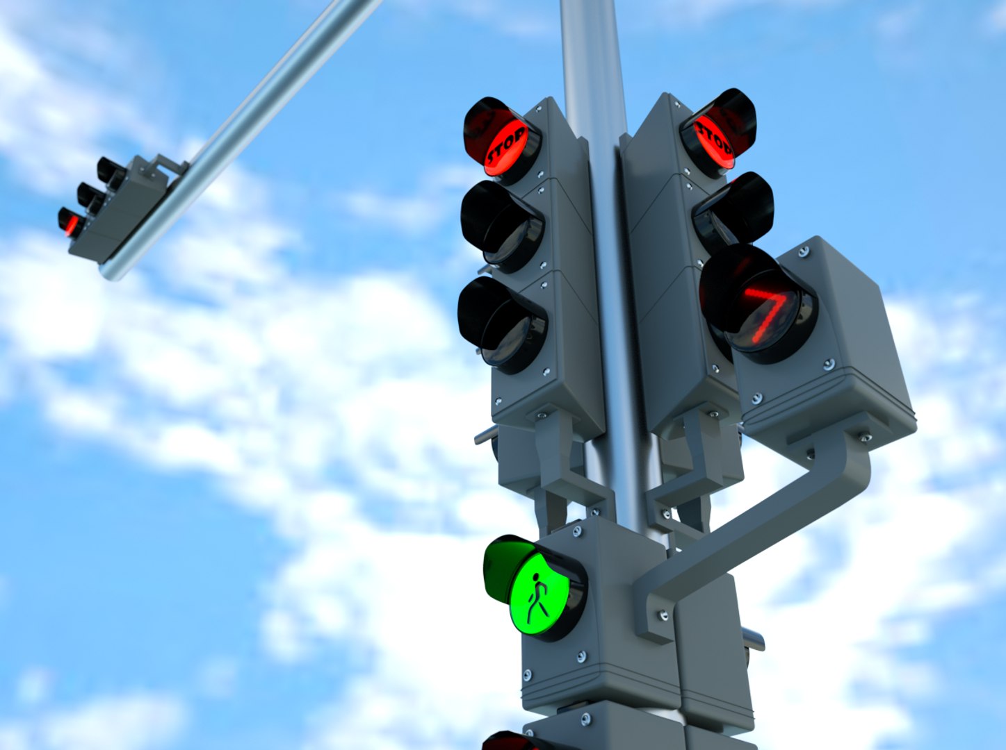 Traffic 3D model - TurboSquid 1659639