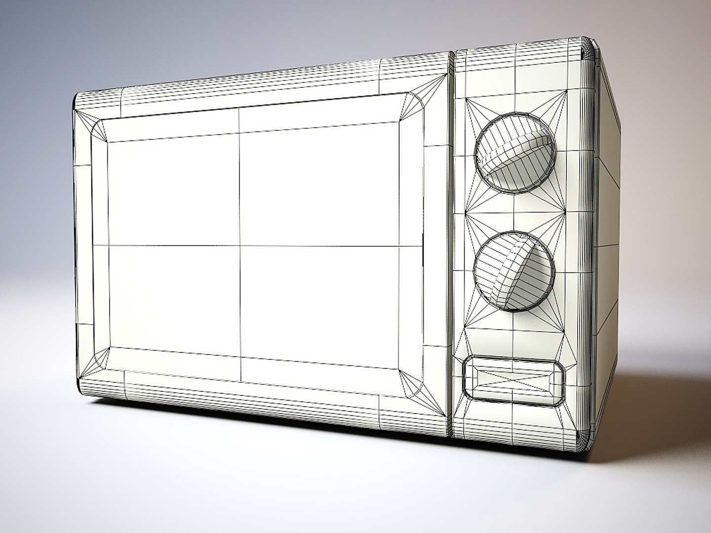 microwave 3d model