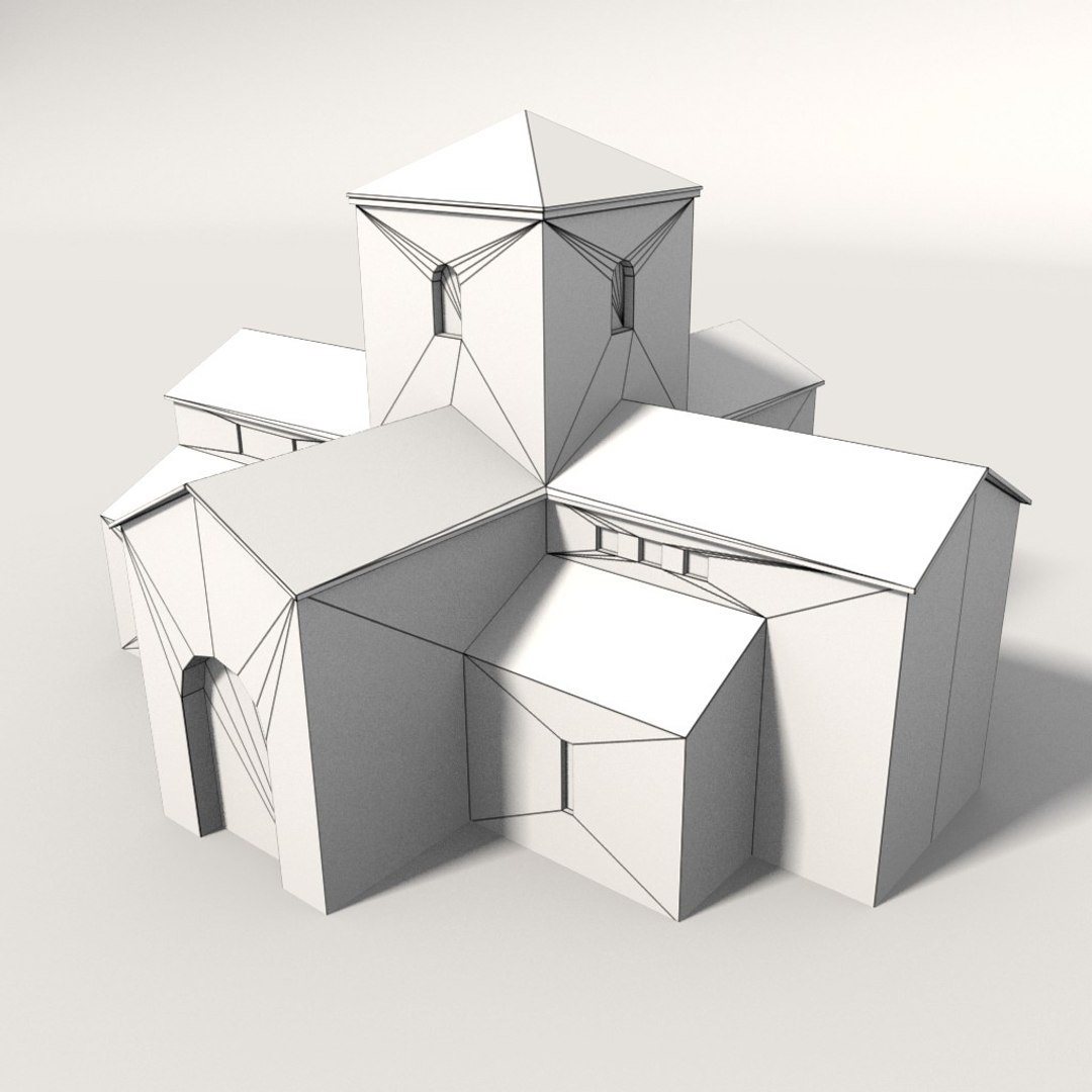 3d Ready Medieval Church Model