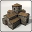 3d Ready Medieval Church Model