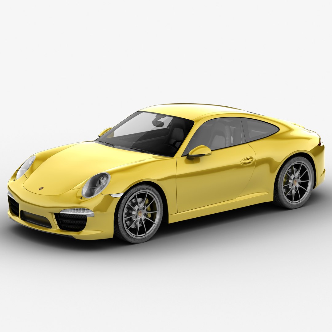 3d Porsche S Model