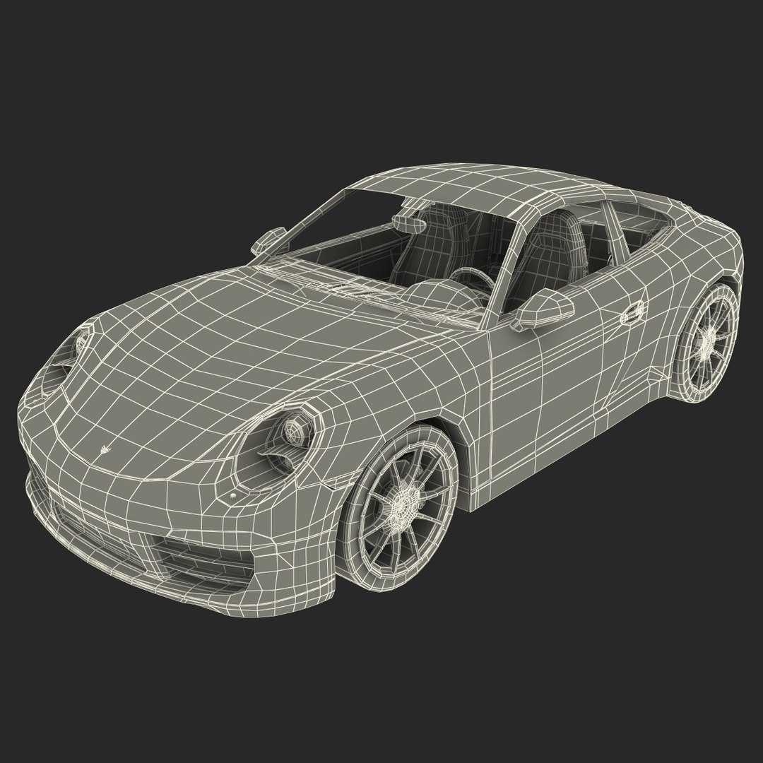 3d Porsche S Model