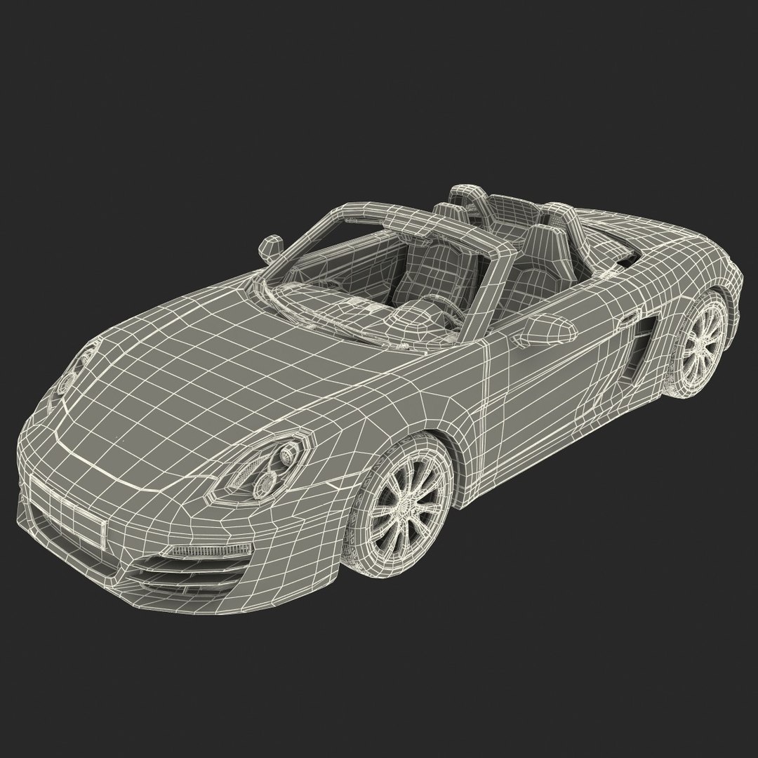 3d Porsche S Model
