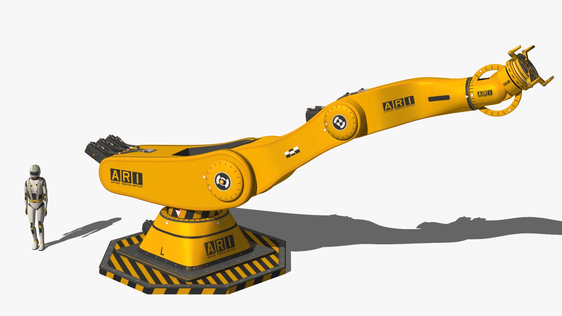 Robotic Arm 6-Axis Model - TurboSquid 2202741