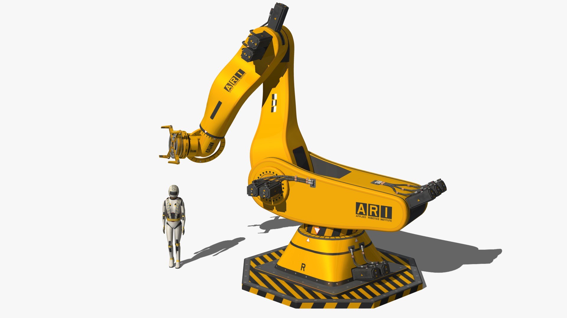 Robotic Arm 6-Axis Model - TurboSquid 2202741