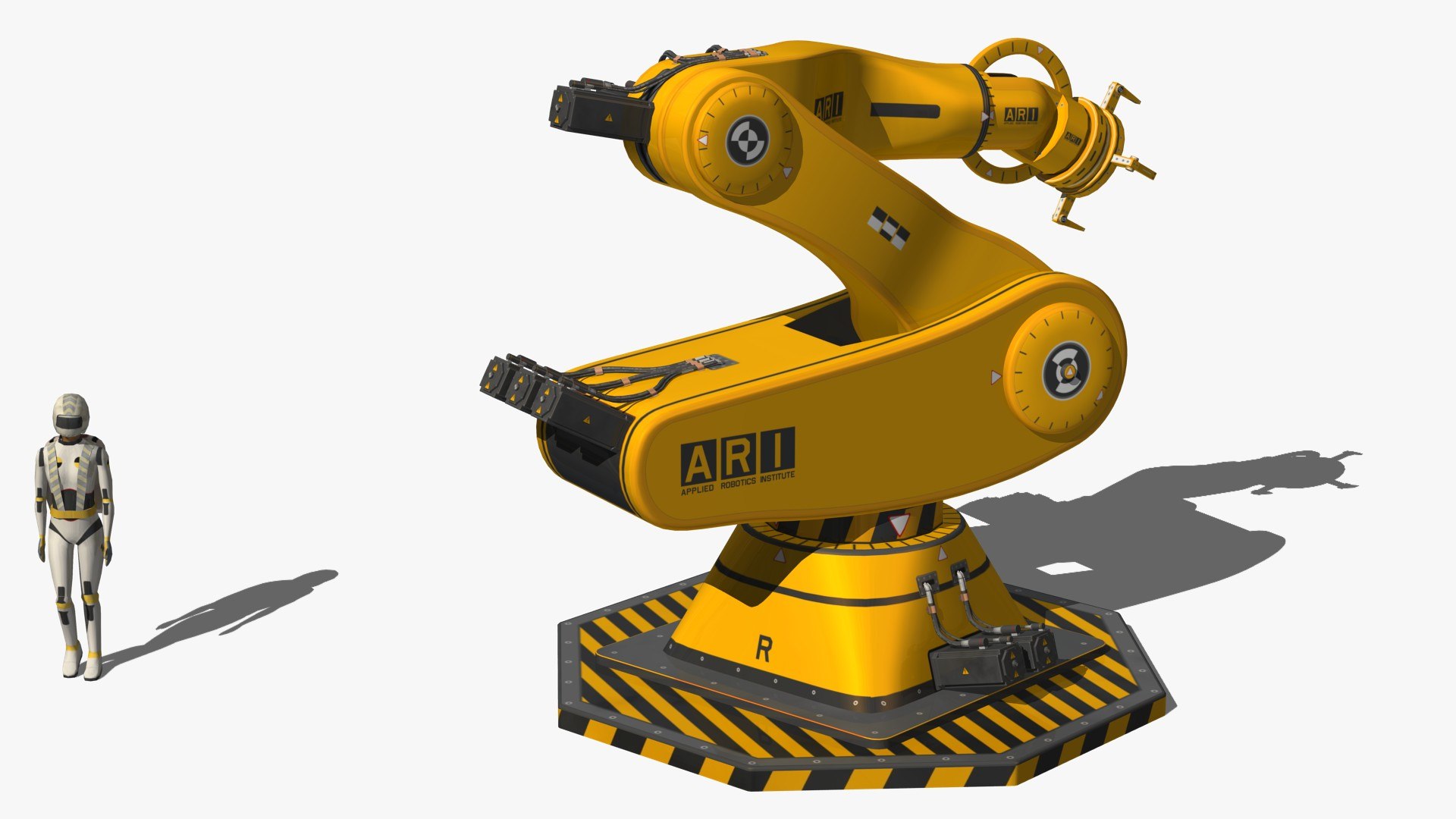 Robotic Arm 6-Axis Model - TurboSquid 2202741