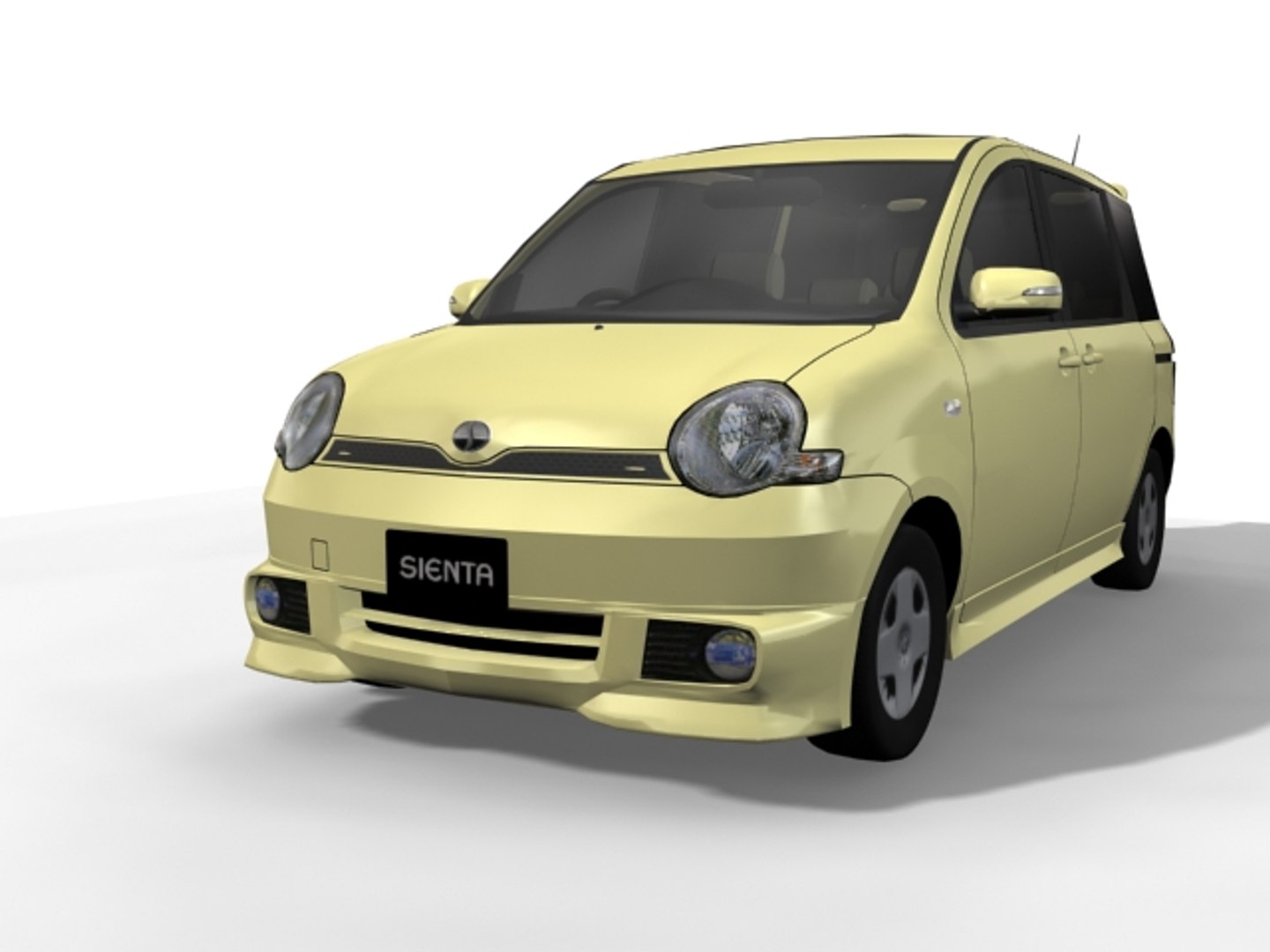 Toyota Sienta 3d Model