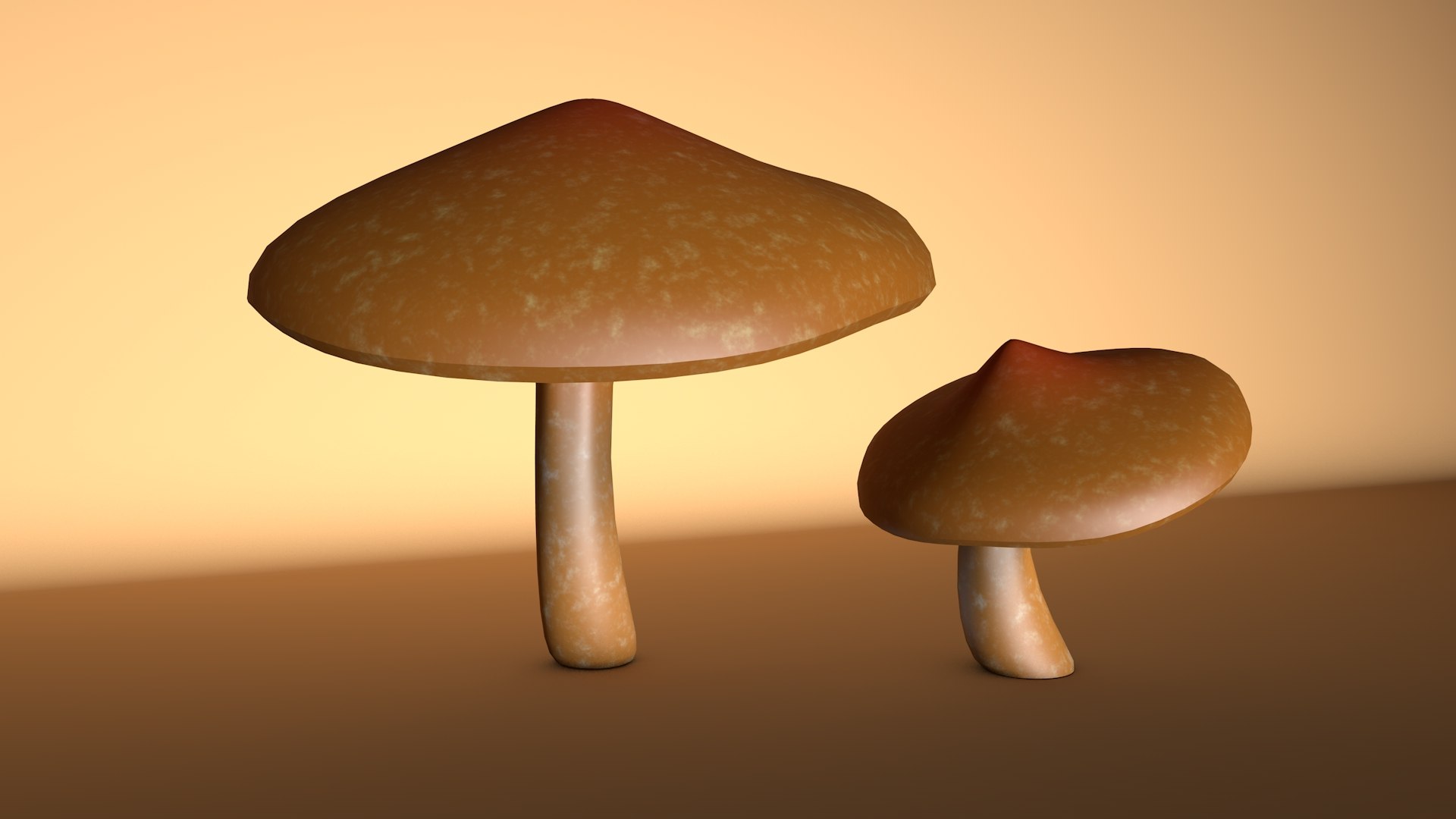 Mushroom Fungus Nature 3D Model - TurboSquid 1679935
