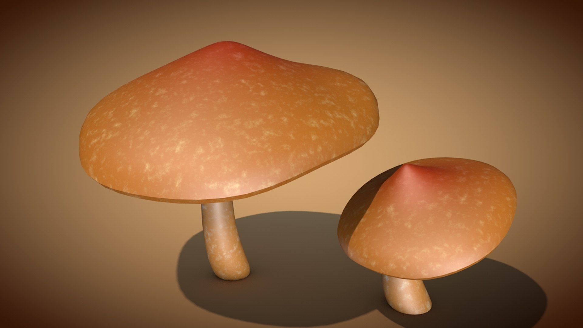 Mushroom Fungus Nature 3D Model - TurboSquid 1679935