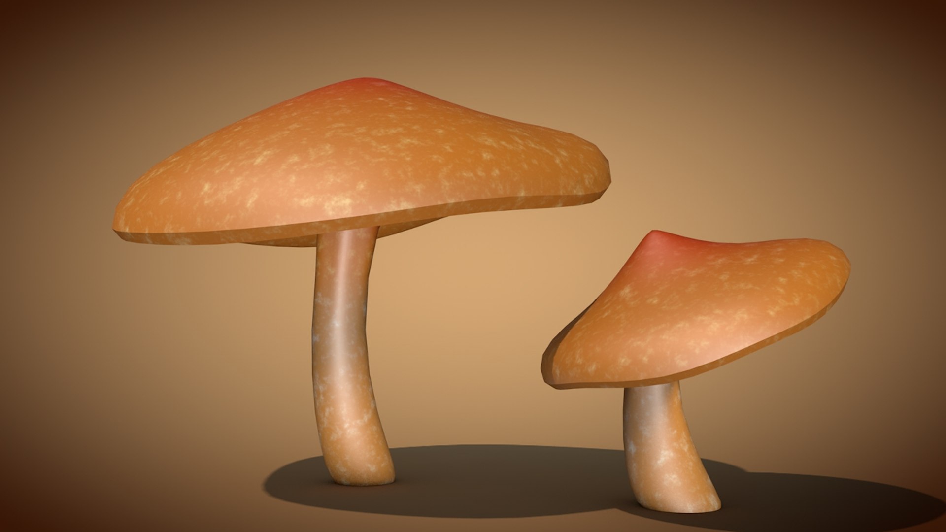 Mushroom Fungus Nature 3D Model - TurboSquid 1679935