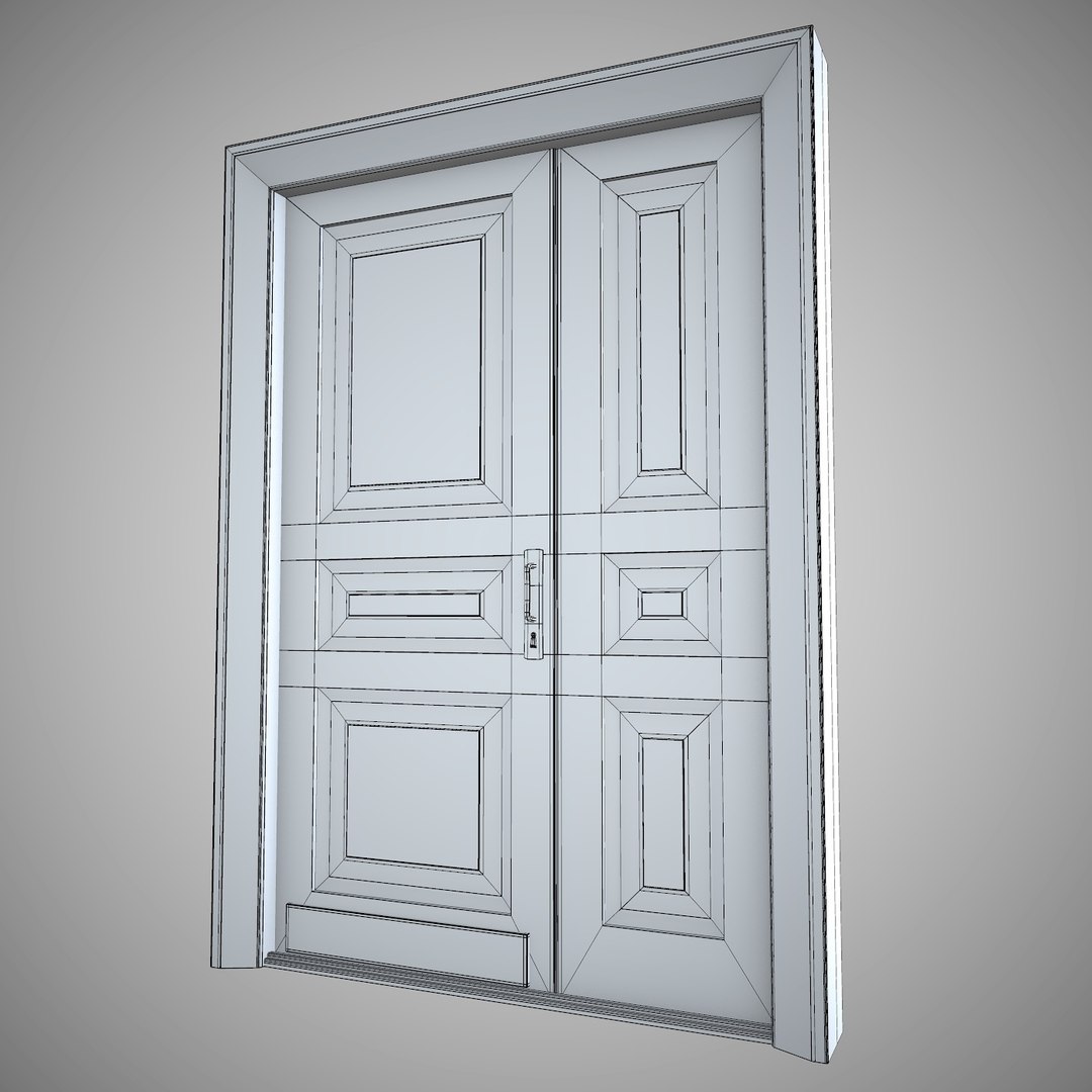 Door Wood Wooden 3d Dxf
