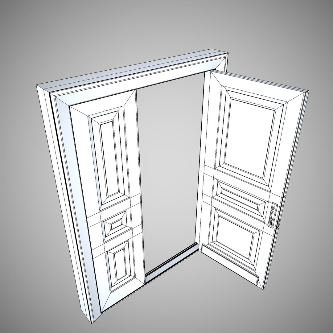 Door Wood Wooden 3d Dxf