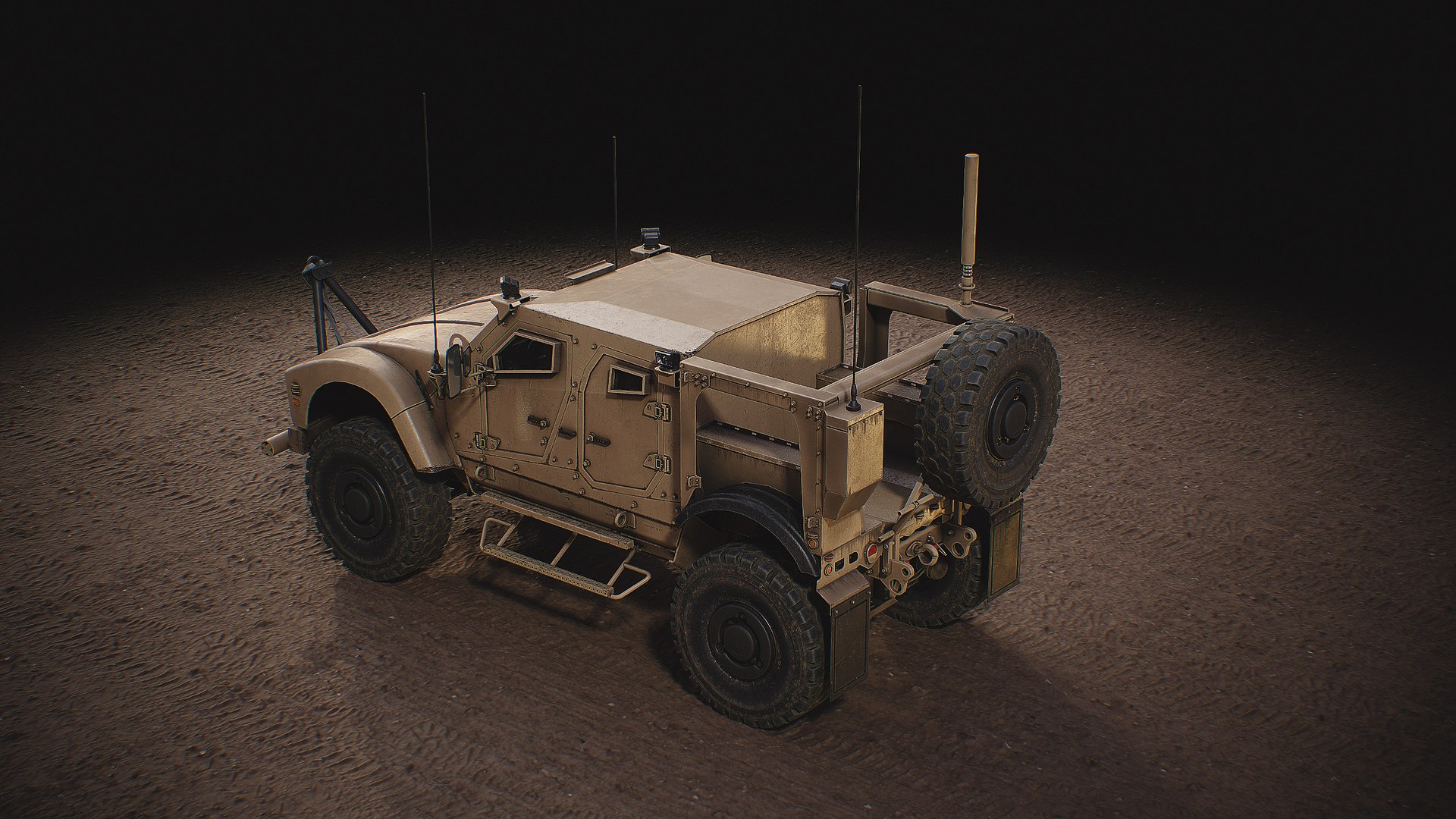 3D Oshkosh M-ATV With HQ Interior Model - TurboSquid 2231738