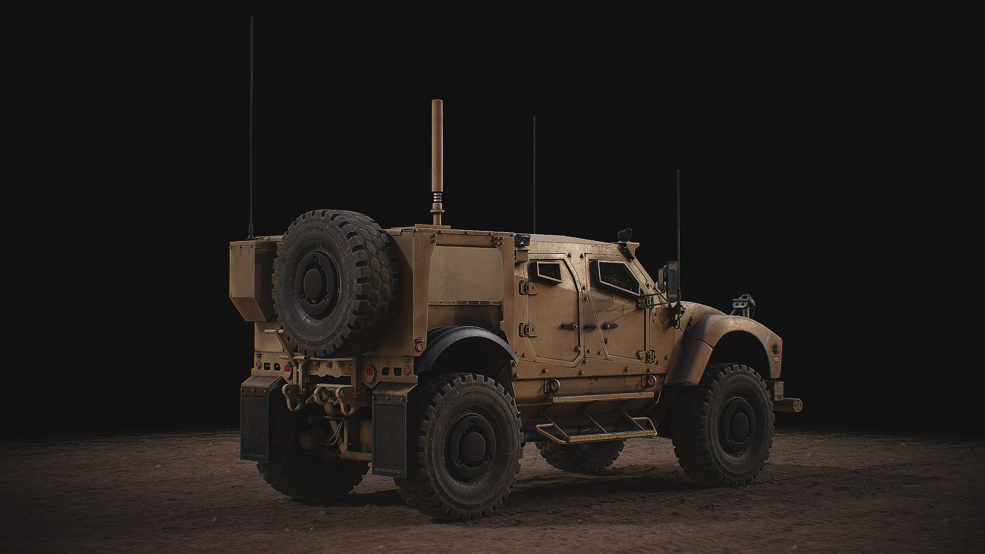 3D Oshkosh M-ATV With HQ Interior Model - TurboSquid 2231738