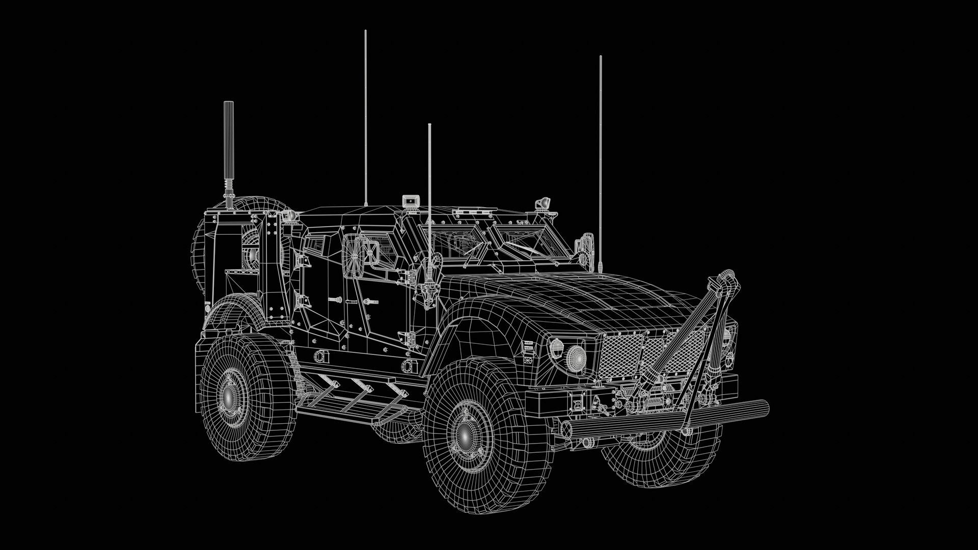 3D Oshkosh M-ATV With HQ Interior Model - TurboSquid 2231738