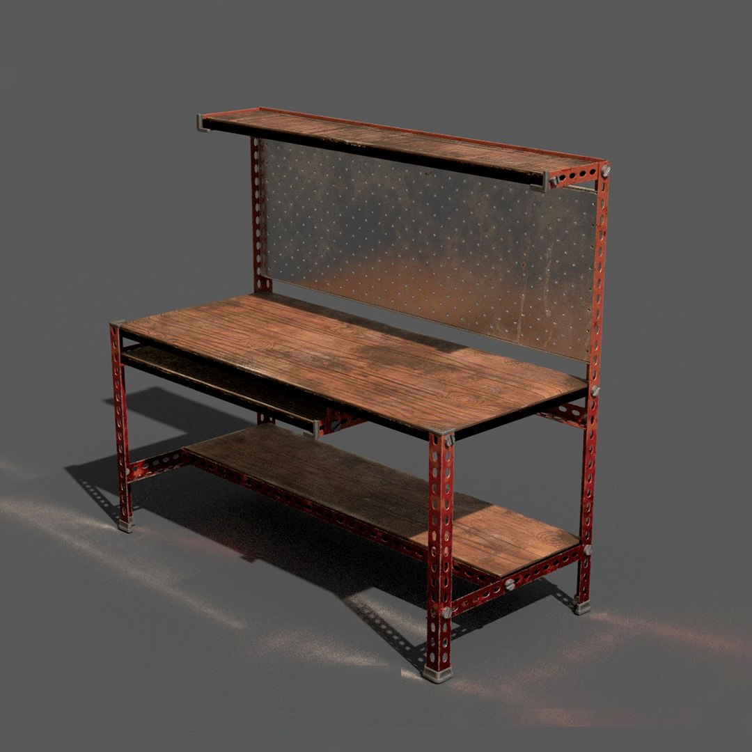 3D Work Bench - TurboSquid 1847277