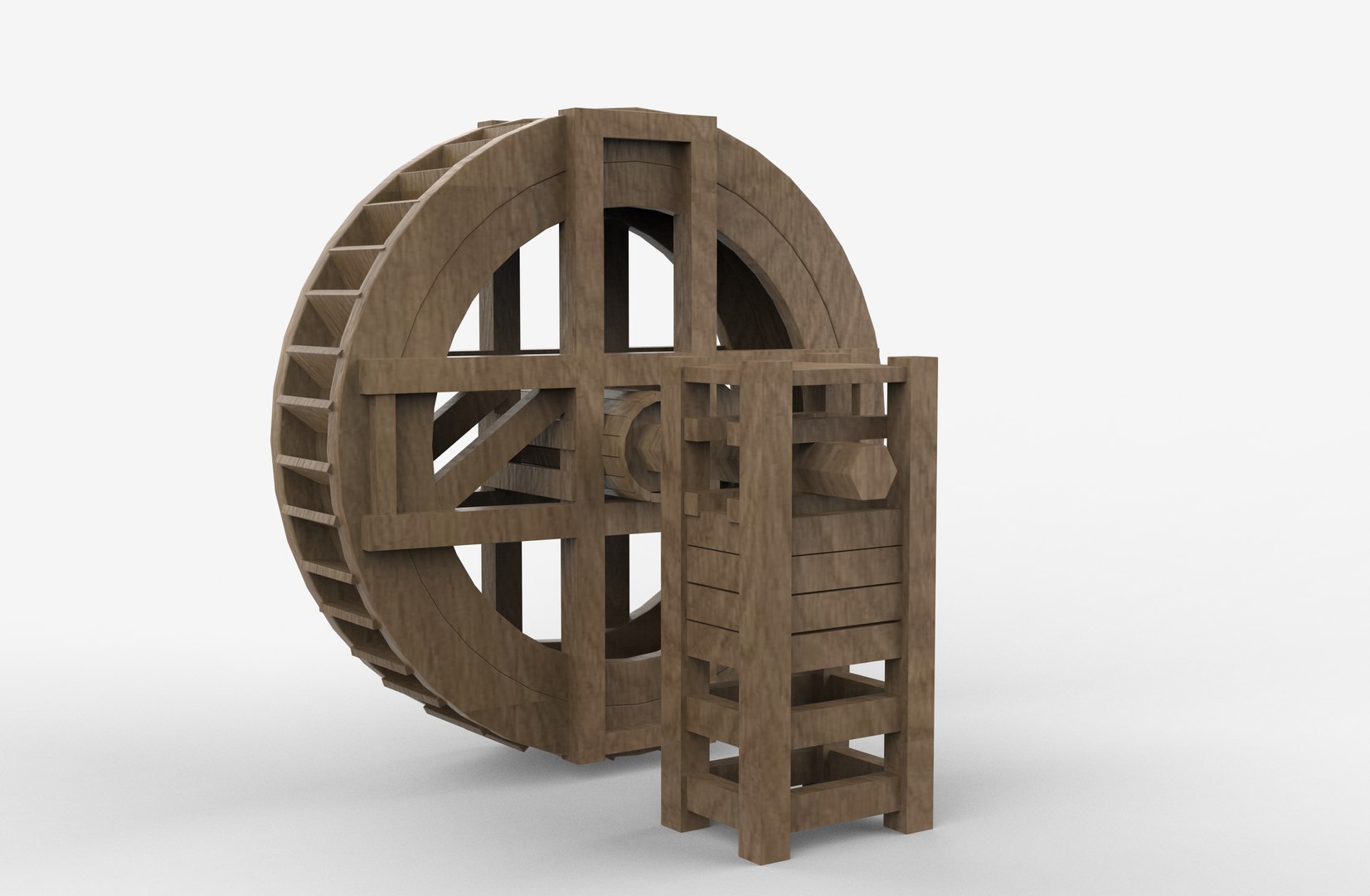 Wooden Water Wheels 03 3D Model 3D Model - TurboSquid 2501816