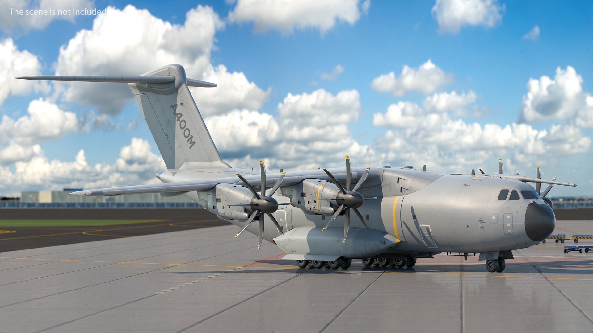 Airbus a400m atlas turboprop 3D - TurboSquid 1605777