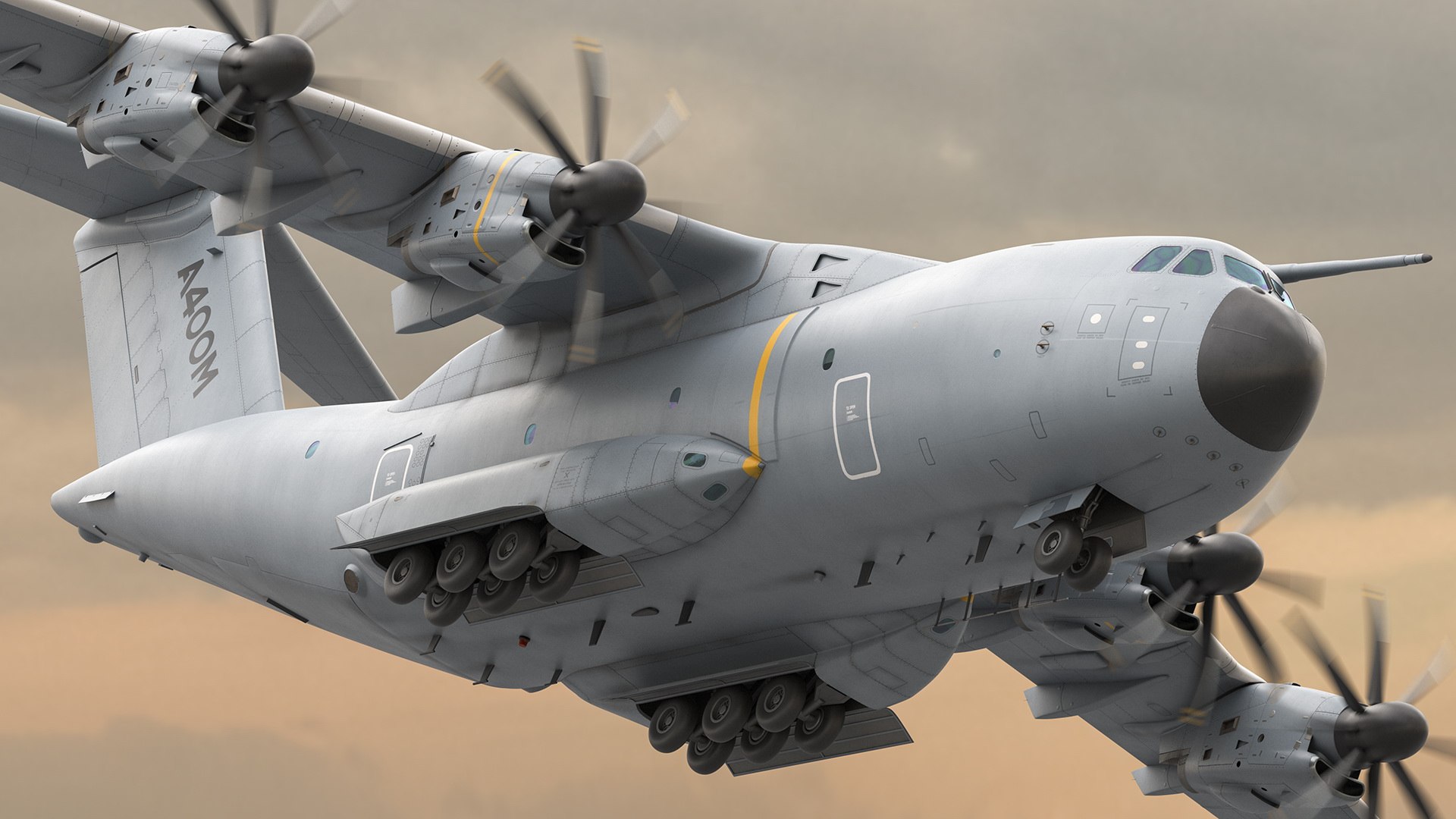 Airbus a400m atlas turboprop 3D - TurboSquid 1605777