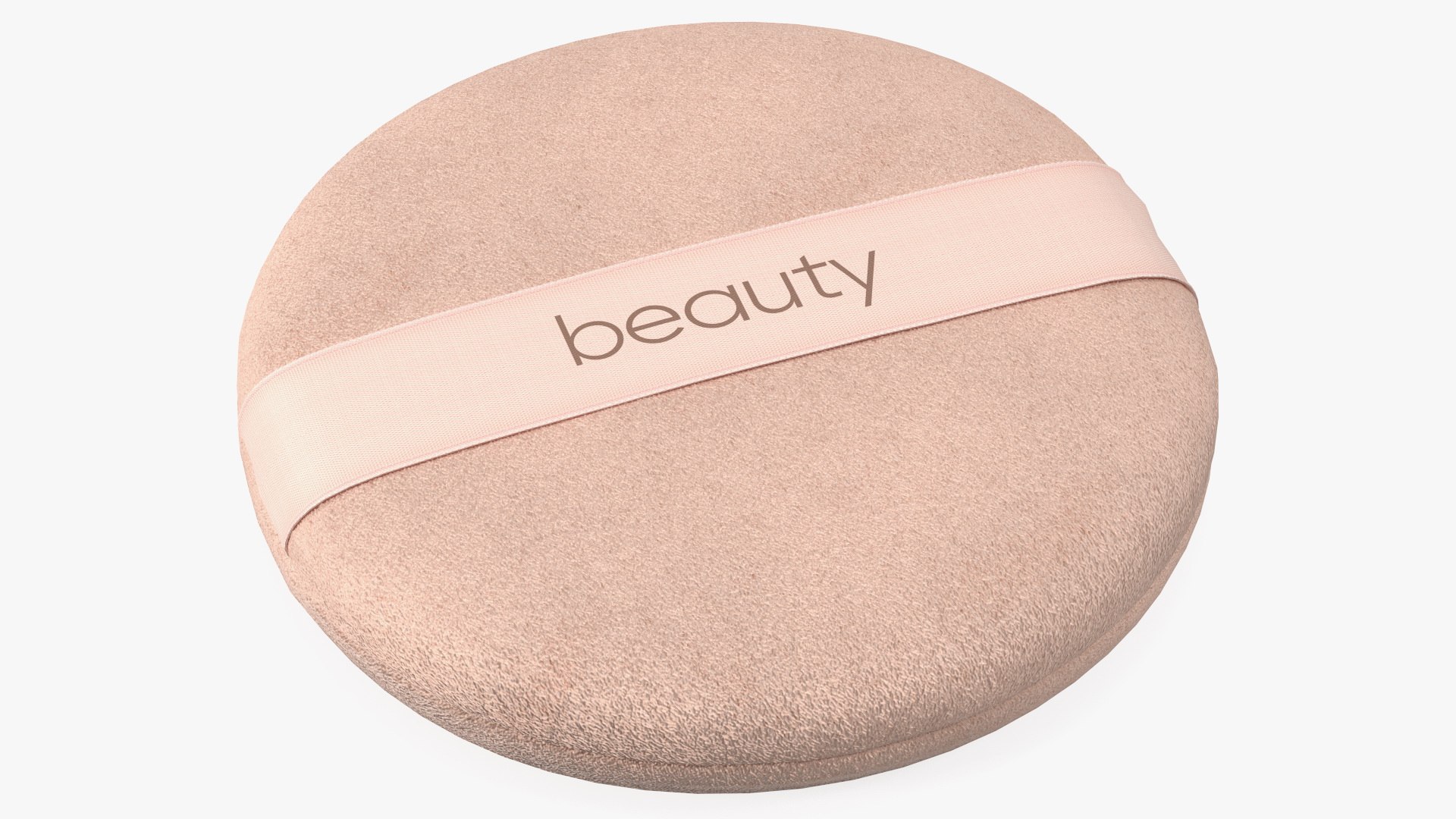 Round Powder Puff with Strap Beige 3D model - TurboSquid 1835890