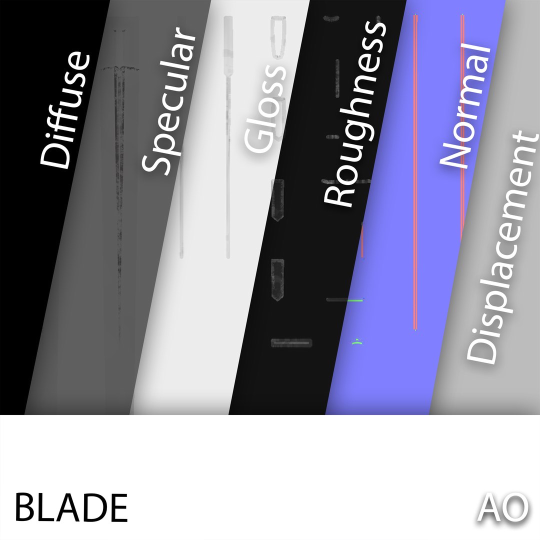 3D Fantasy Sword For Subdivision - TurboSquid 1759418