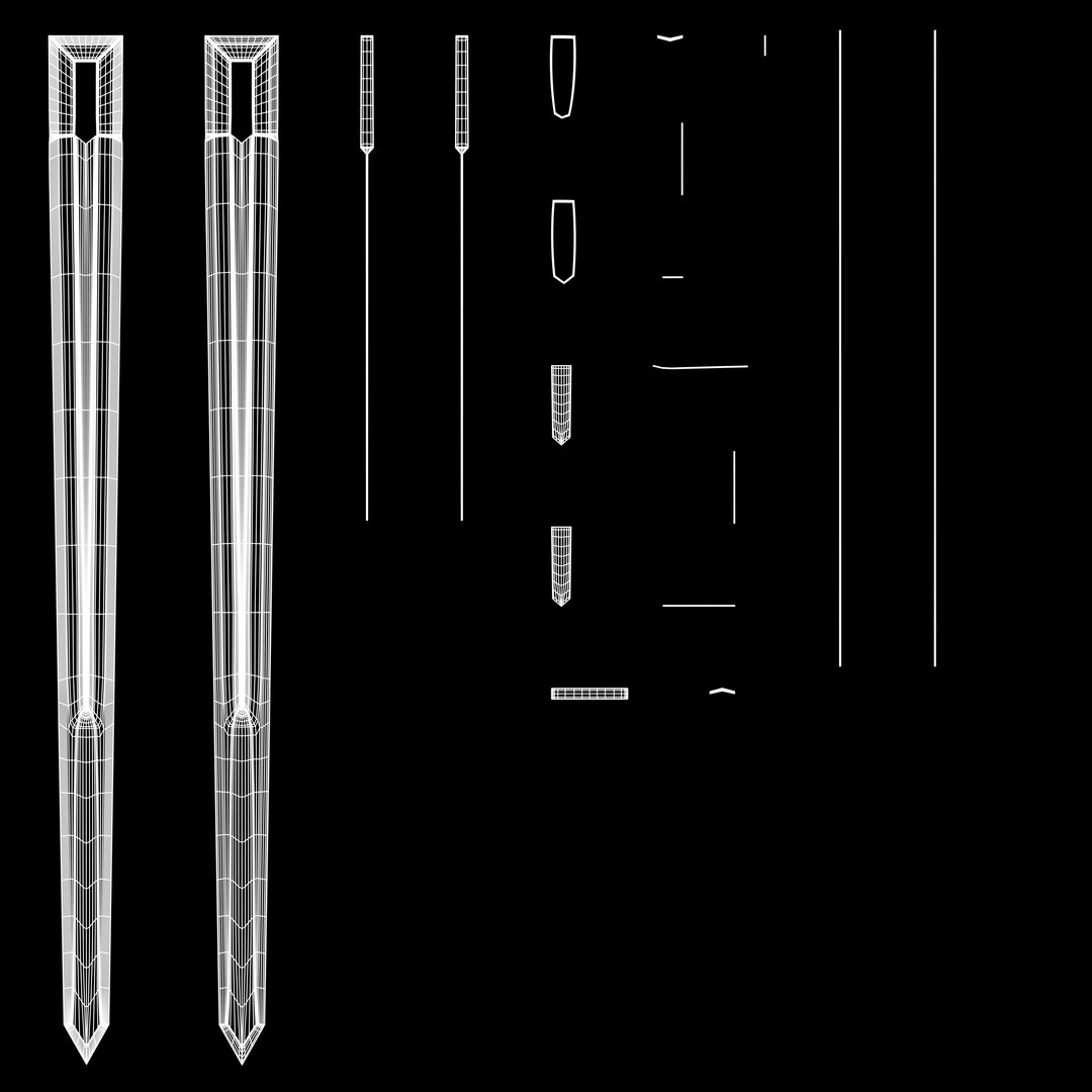 3D Fantasy Sword For Subdivision - TurboSquid 1759418