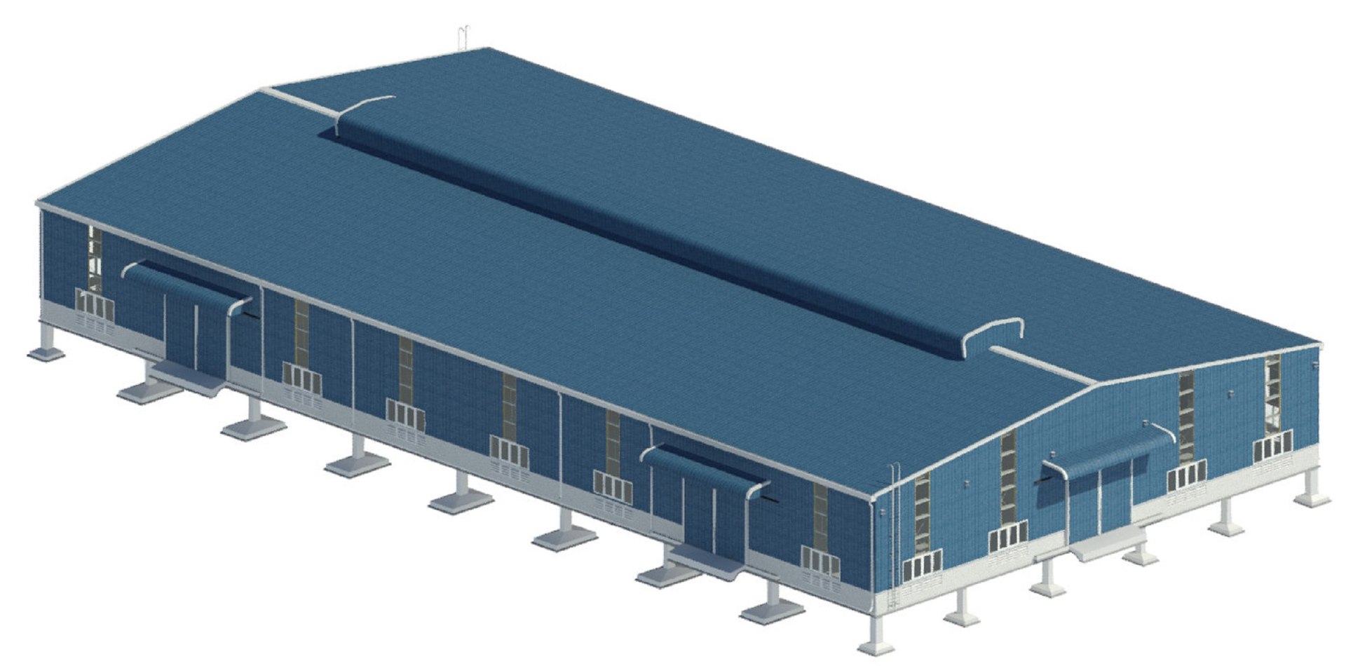 Factory 3D Model - Industrial Building 02 3D Model - TurboSquid 1978052